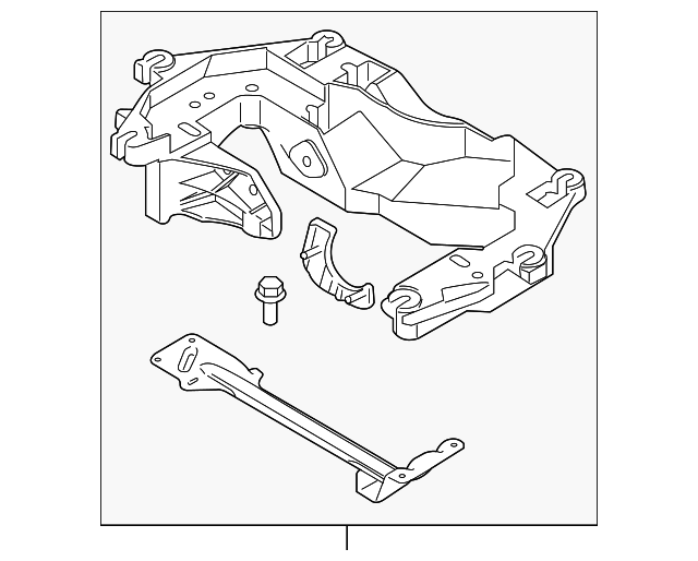 22116882026 - 2016-2018 BMW X5 Trans Cross-Member (22-11-6-882-026 ...