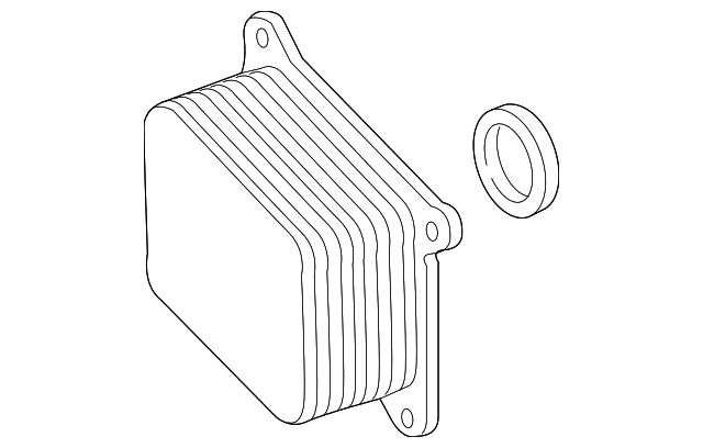2016-2024 GM Oil Cooler 12699658 GM | GMPartsDirect.com