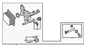 2016-2021 GM Engine Oil Cooler Adapter 12670866 | TascaParts.com