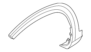 2021-2023 Kia Seltos Wheel Flare 87711-Q5000 | TascaParts.com