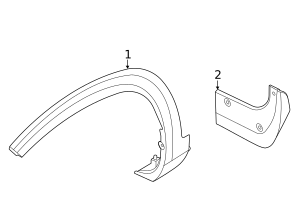 87712-Q5000 - Wheel Flare 2021-2024 Kia Seltos | Genuine Kia Parts