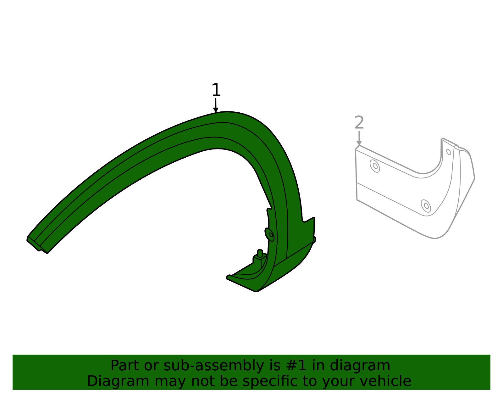 87712-Q5000 - Wheel Flare 2021-2025 Kia Seltos | Genuine Kia Parts