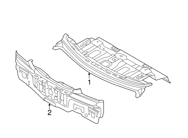2012-2017 Hyundai Accent Rear Body Panel 69100-1R300 | OEM Parts Online