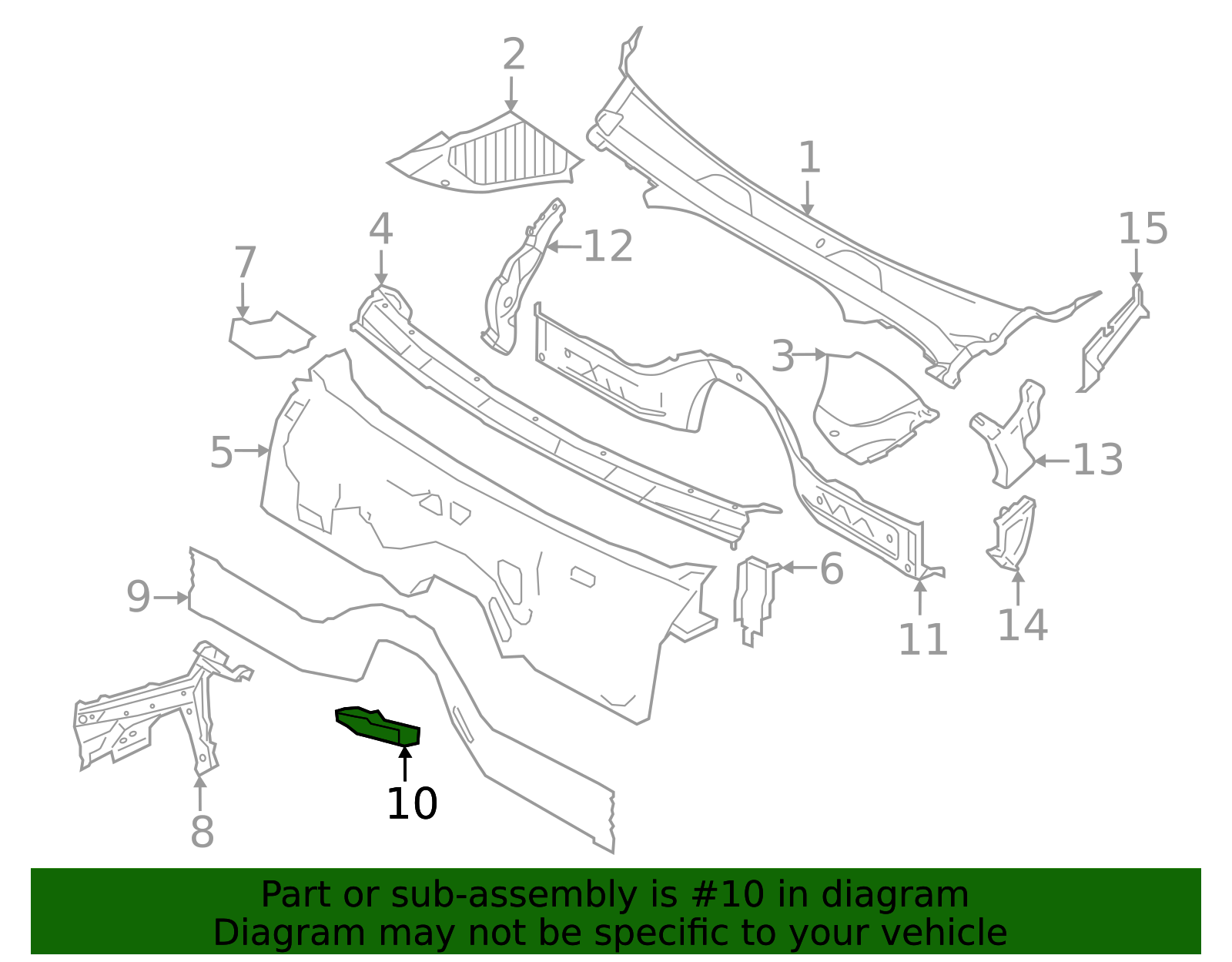 Genuine BMW 41-00-7-488-035 | Dash Cross-Member Mount Bracket | FREE ...