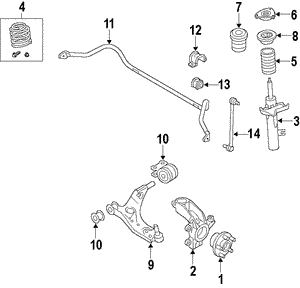 Strut Bearing - Volvo (31681161) | TascaParts.com