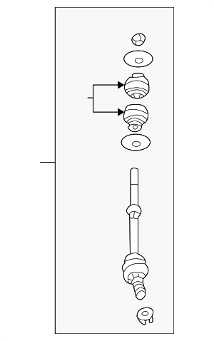 2003-2010 Dodge Stabilizer Link 68001734AB | Mopar Parts Hub