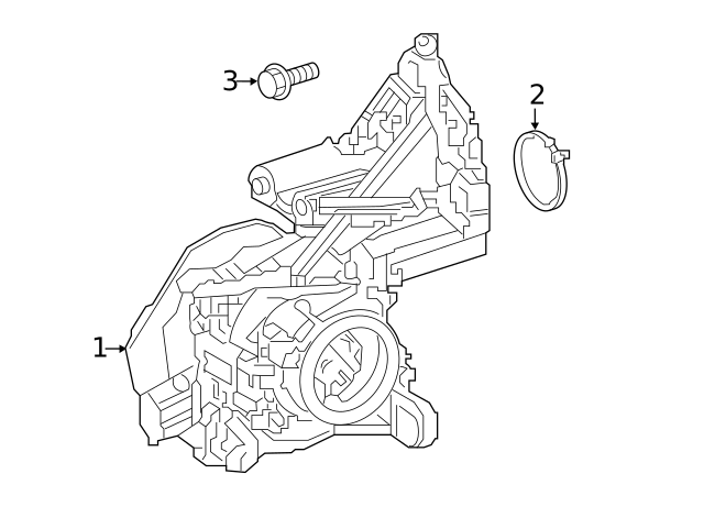 2019-2024 Lexus Water Pump 16032-F0011 | OEM Parts Online