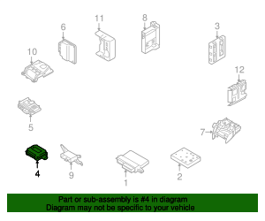 2013-2017 Audi Garage Door Transmitter Control Module 4G0-907-410 ...