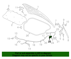 2016-2022 Volvo Handle Bezel 39824845 | TascaParts.com