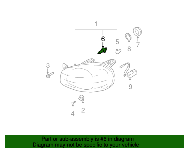 18644-28087-N - Bulb - 1989-2016 Hyundai | World OEM Parts Hyundai