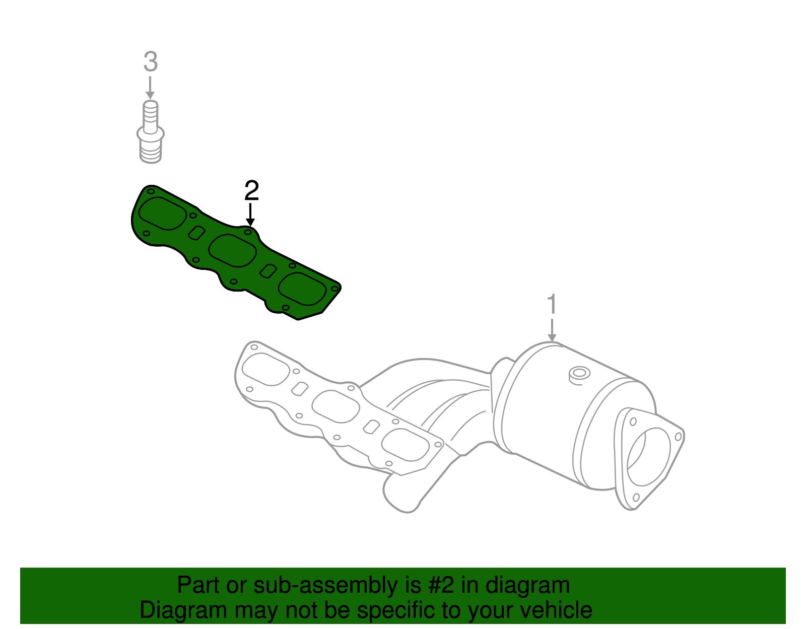 2009-2019 Porsche Mnfd W/Converter Gasket 997-111-107-31 | Gaudin ...
