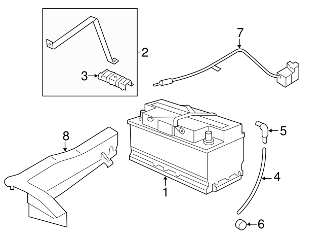 61-12-9-348-268 - Battery Cable - 2009-2015 BMW | BMWPartsHub