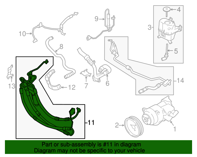 Genuine BMW 32-41-6-778-534 | Lower Press Line | FREE Shipping on Most ...