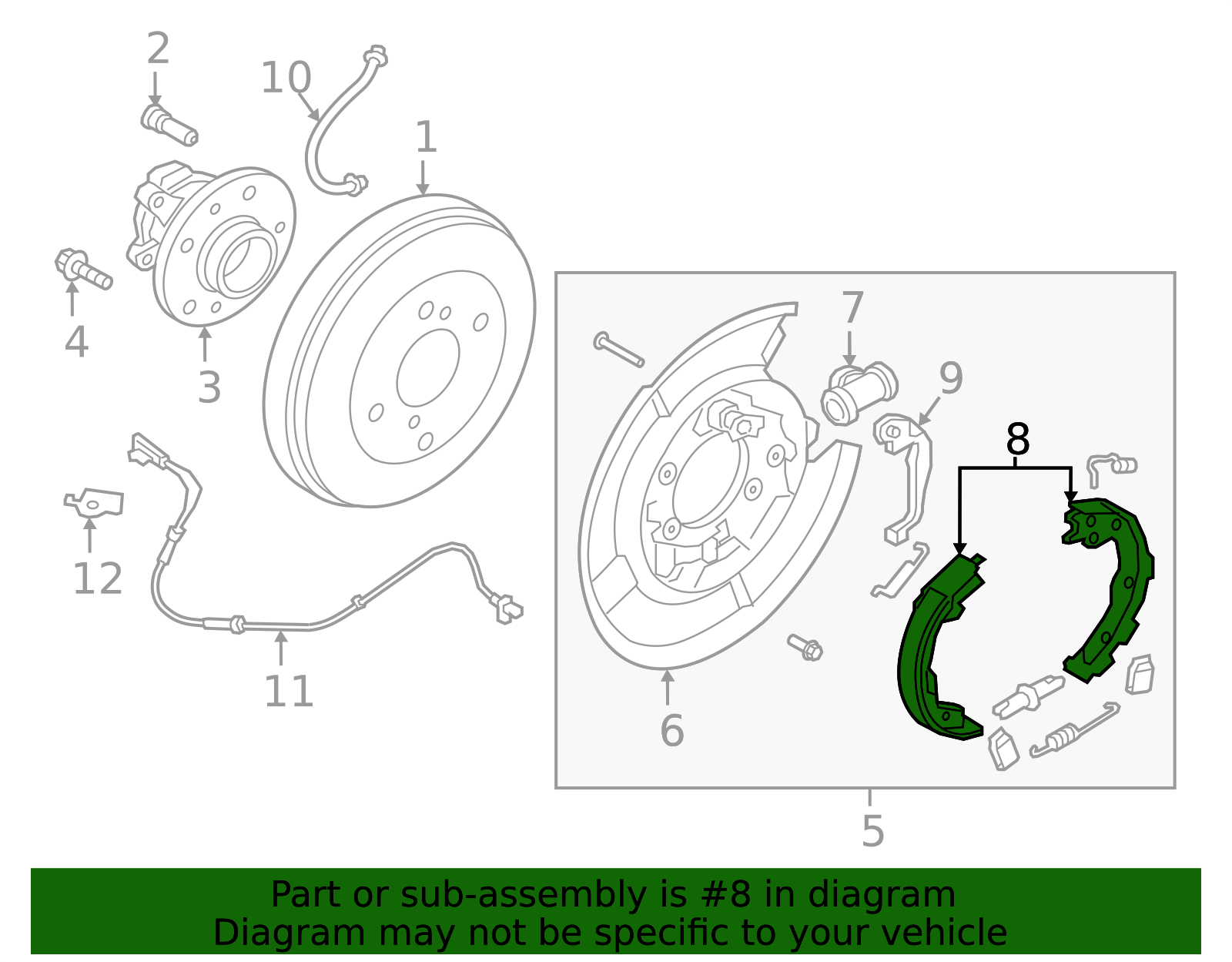 D4060-5RFMA - Brake Shoes 2018-2024 Nissan | AutoNation Parts