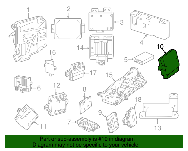 2009-2016 Mercedes-Benz Control Module 212-900-71-25 | AutoNationParts.com