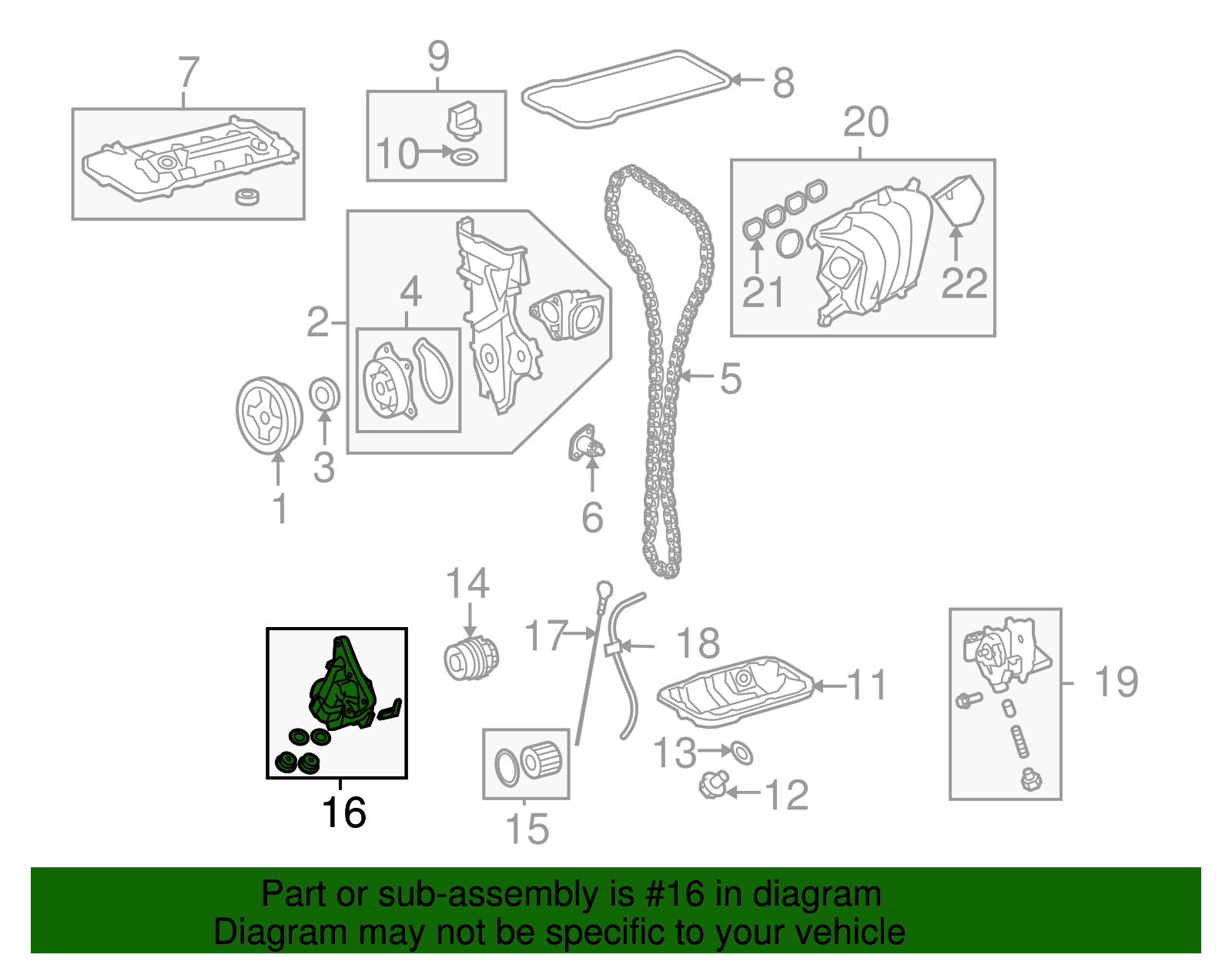 Genuine Toyota Engine Oil Filter Housing part# 15609-37020 for 2008 ...