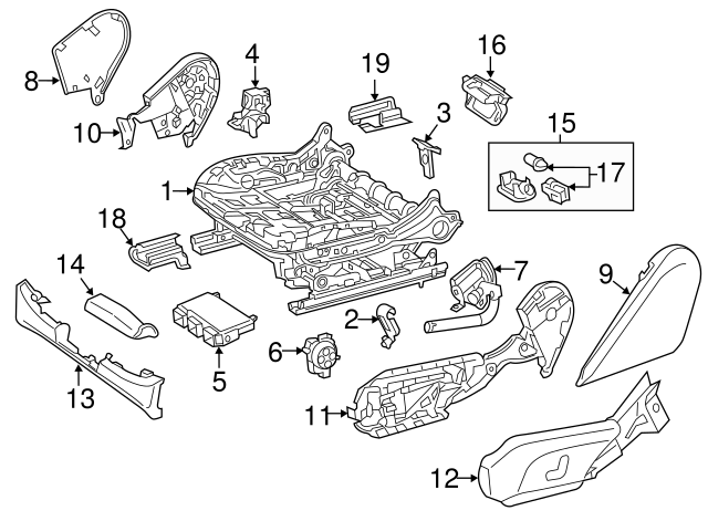 205-919-01-00-9051 - Track Cover 2015-2023 Mercedes-Benz | Mercedes ...