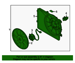 25380-2S500 - Fan Assembly 2011-2013 Kia Sportage | Kia.Parts Store