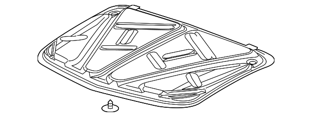 2015-2020 Cadillac Hood Insulator 84110489 GM | GMPartsDirect.com
