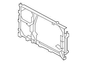 OEM AL3Z19702A A/C Air Conditioning Condenser Bracket Frame Assembly ...