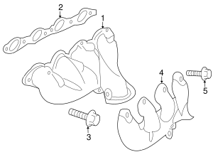 12611639 - Exhaust Manifold 2008-2017 GM | Chevrolet Parts Direct