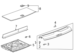 2021-2024 GM Front Trim 85597145 GM | GMPartsDirect.com