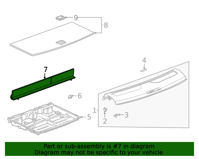 2021-2024 GM Front Trim 85597146 GM | GMPartsDirect.com