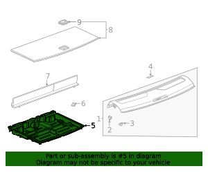 2021-2024 GM Compartment 85577239 GM | GMPartsDirect.com