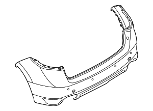 2011-2014 Porsche Cayenne Bumper Cover 958-505-411-11-G2X | Gaudin ...