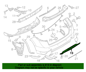 2011-2014 Porsche Cayenne Trim Cover 958-505-834-50-G2X | OEM Parts Online