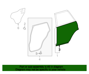 67114-35080 - Outer Panel 2010-2024 Toyota 4Runner | Longo Toyota Parts