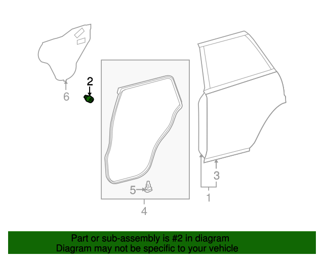 1993-2024 Toyota Cushion 90541-09069 | Toyota Parts Center