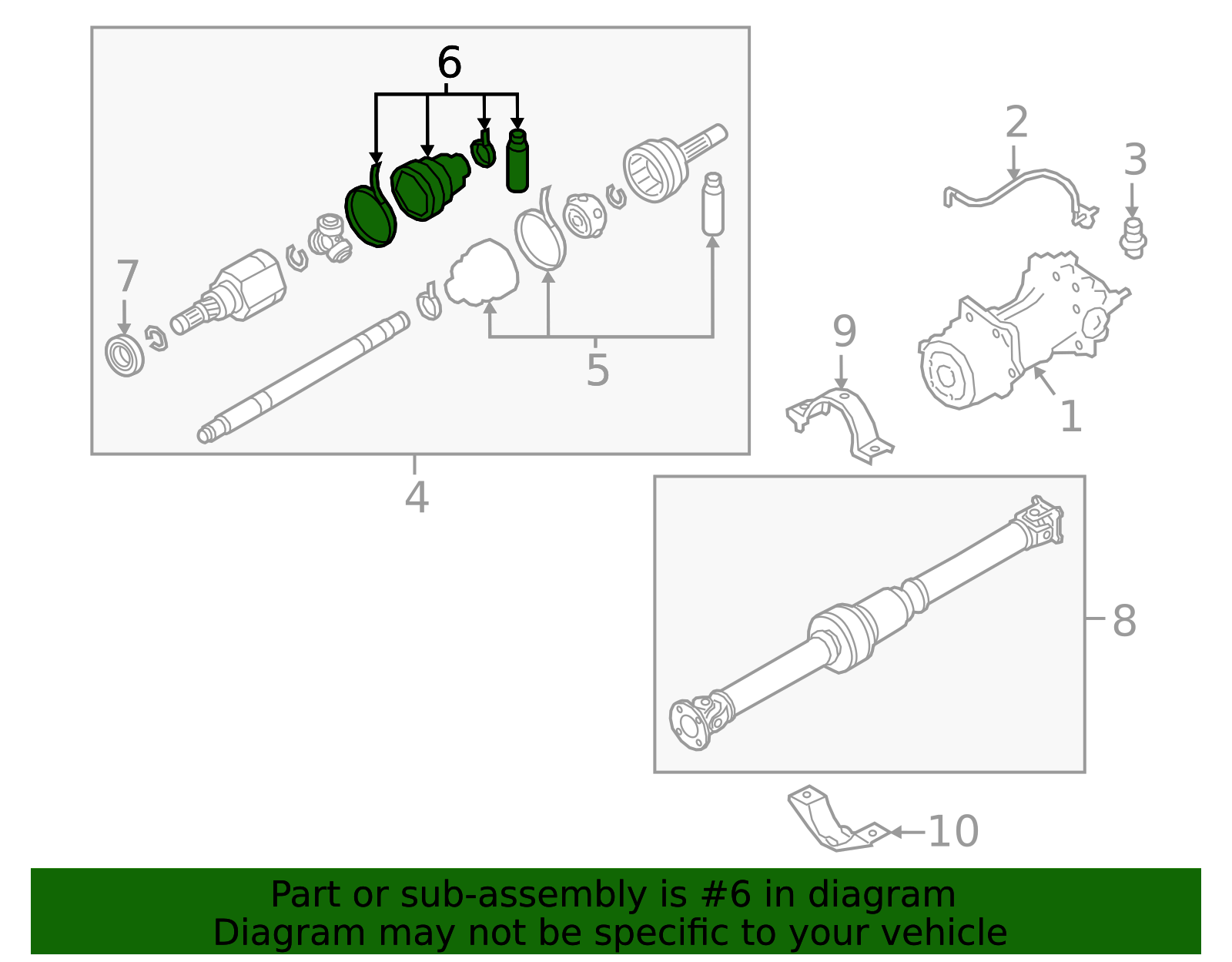 C9GDA-2U60H - Inner Boot 2008-2025 Nissan | Nissan Parts & Accessories ...