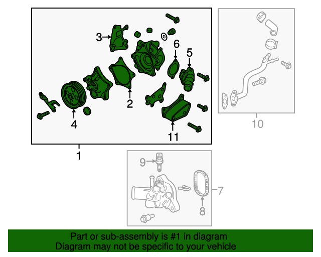 2016-2017 Buick Encore Pump 12673412 | GMPartsDirect.com