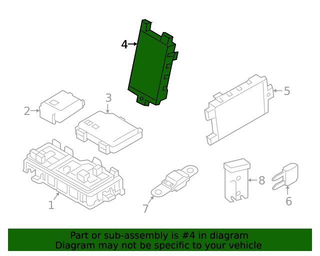 Genuine OEM Junction Block Part# LR115398 Fits 2020 Land Rover Range ...