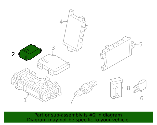 Genuine OEM Fuse Box Cover Part# LR137655 Fits 2020-2023 Land Rover ...