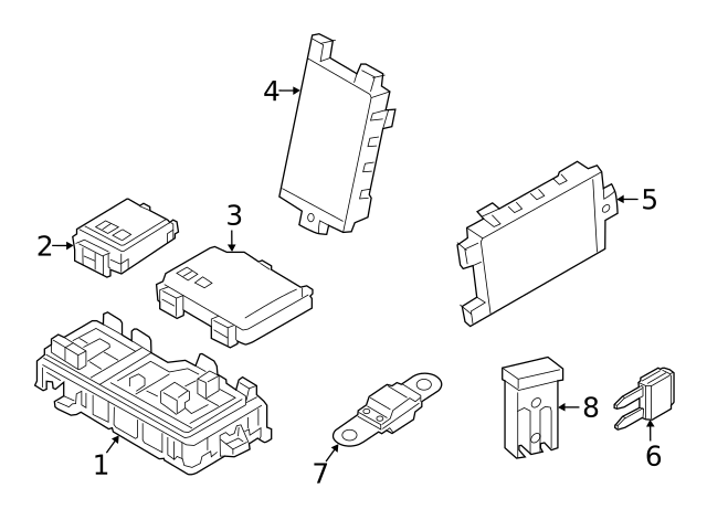 Genuine OEM Fuse Box Cover Part# LR137655 Fits 2020-2023 Land Rover ...