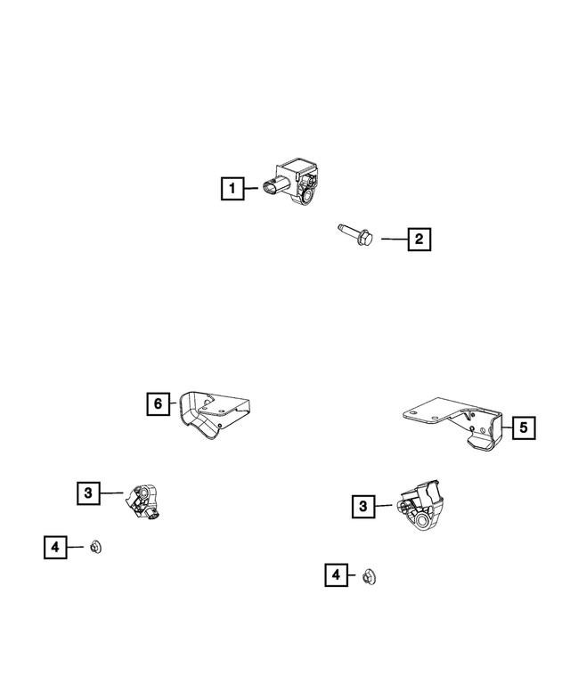 2018-2023 Jeep Acceleration Sensor 68400775AA | Mopar eStore