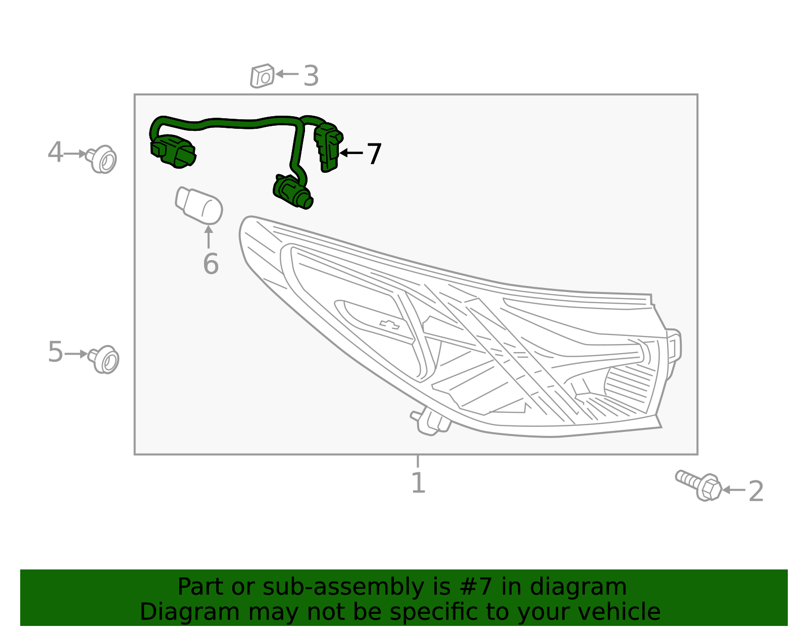 84308389 - Tail Lamp Wiring Harness 2019-2022 Chevrolet Blazer | Big 3 ...