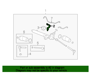 2006-2010 Hummer Gear Assembly Clamp 25861412 | TascaParts.com