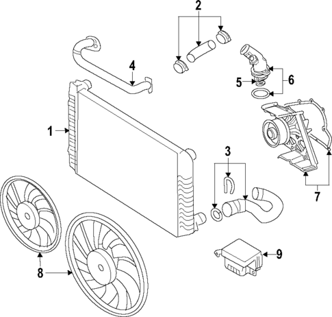 Cooling System for 2008 Audi A4 | Audi USA Parts
