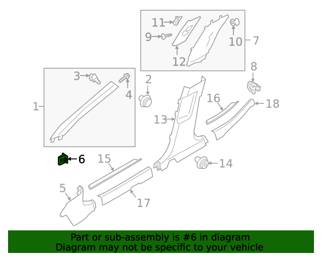 1991-2023 Hyundai Lift-Gate Trim Scuff Plate Clip 85839-3X000 | OEM ...