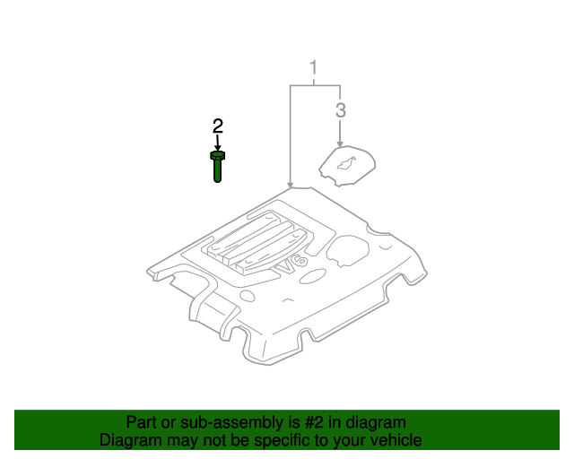 2002-2006 Kia Cover Bolt 29246-3B001 | Shop Kia Parts Online