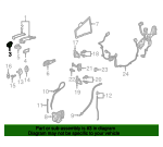 2014-2025 GM Primed Driver Side Front Door Lock Cylinder Cap 13587840 ...