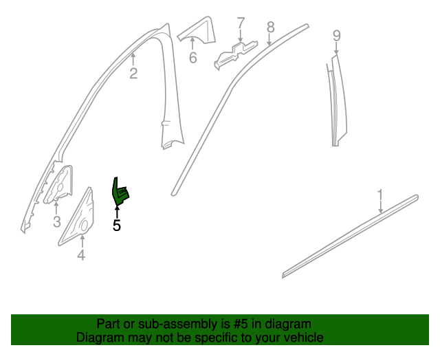 51337188410 - 2009-2015 BMW Front Seal (51-33-7-188-410) | BMW of South ...
