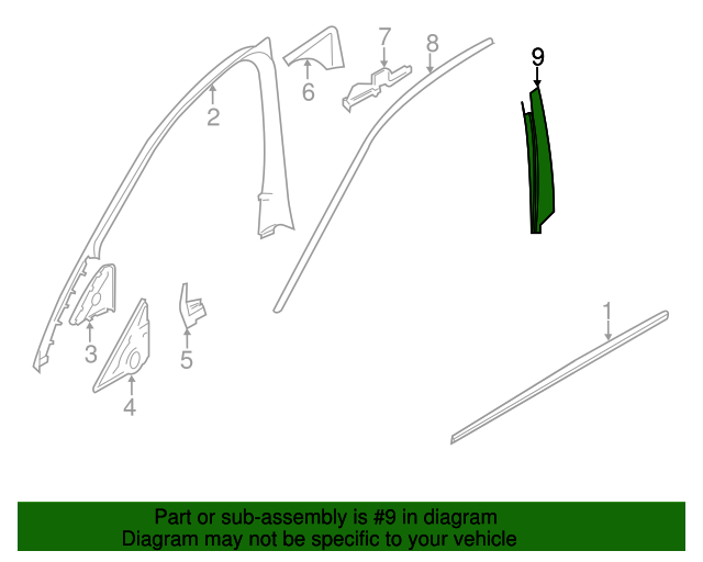 51337177951 - 2009-2015 BMW Rear Cover (51-33-7-177-951) | BMW of South ...