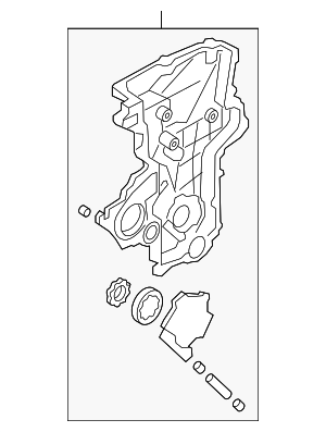 21350-2B000 - Timing Cover 2010-2011 Kia Soul | Kia.Parts Store