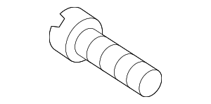 Toyota 2019-2020 Toyota Yaris Fog Lamp Assembly Bolt 90118-WB374 ...