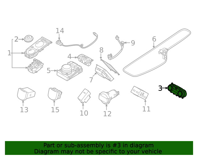 97950-AR100-UV2 - HVAC Temperature Control Panel 2022-2024 Genesis ...