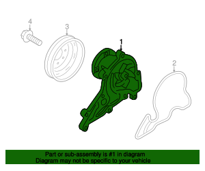 25100-3F310 - Water Pump 2009 Kia Borrego | Kia.Parts Store